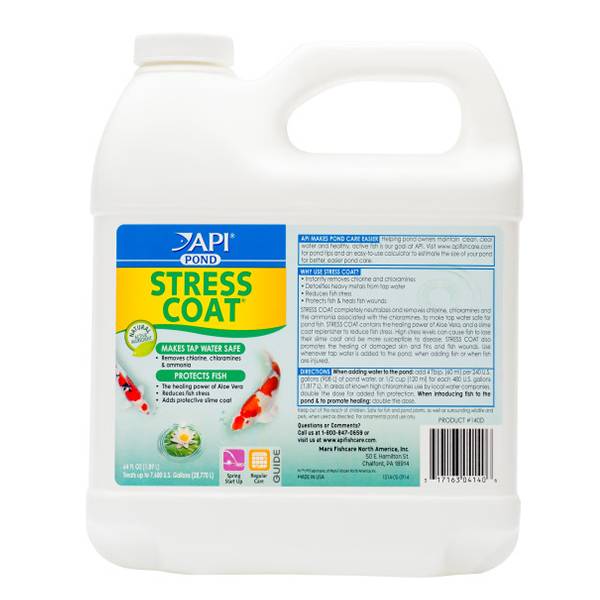 API Pond Stress Coat, 64 Ounces – Koi & More Pond Shop